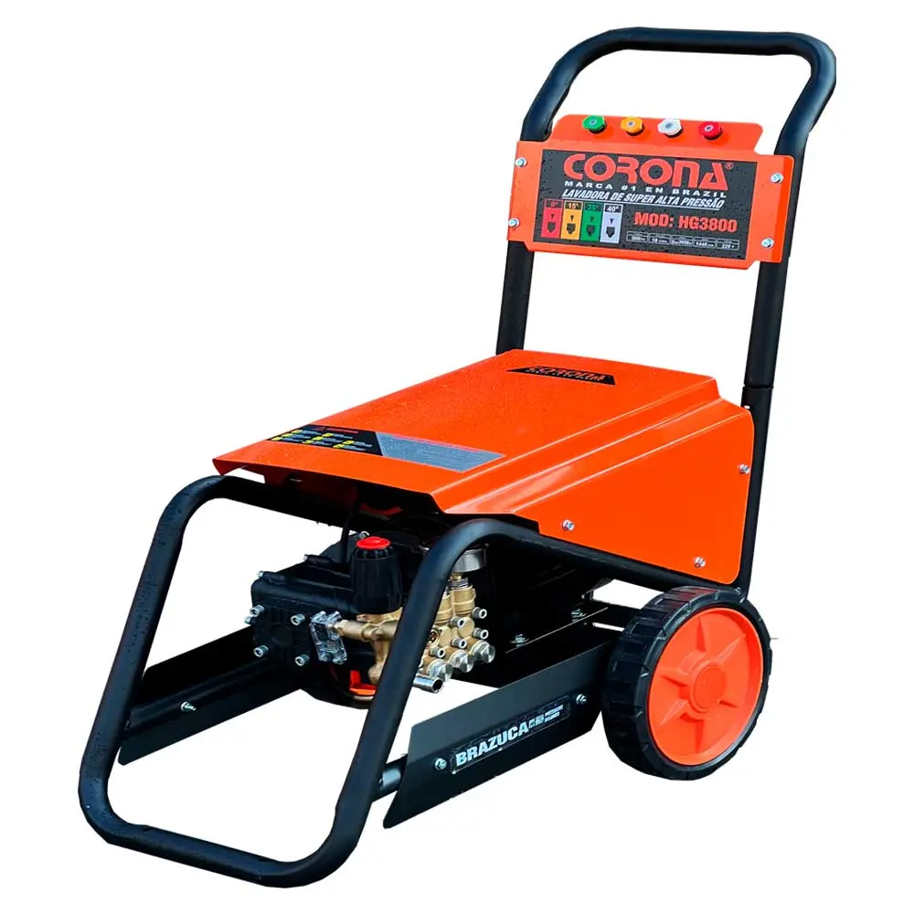 HIDROLAVADORA INDUSTRIAL 5HP, 18L/MIN, MARCA: CORONA, MOD: HG3800 (1PC ...